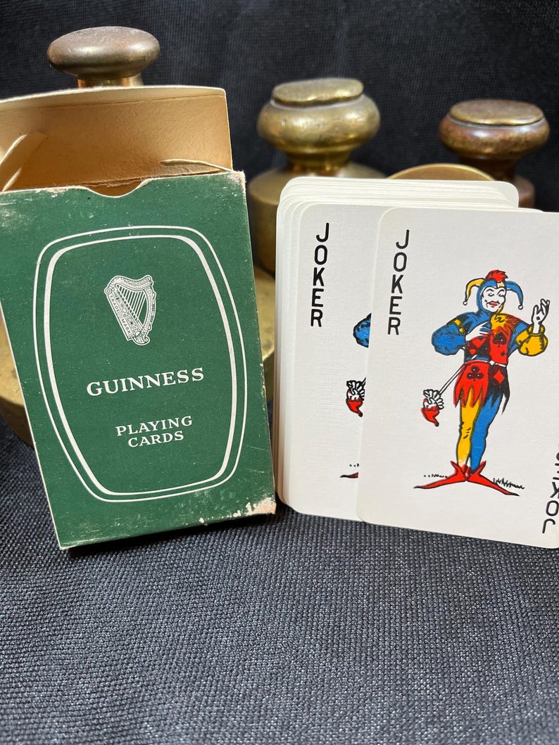 Vintage Guinness “guinness is Good for You” Playing Cards Pair Two ...