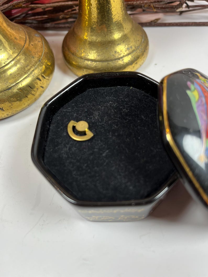 Franklin Mint Porcelain Music Box - Scheherazade Octagon Shape - Etsy