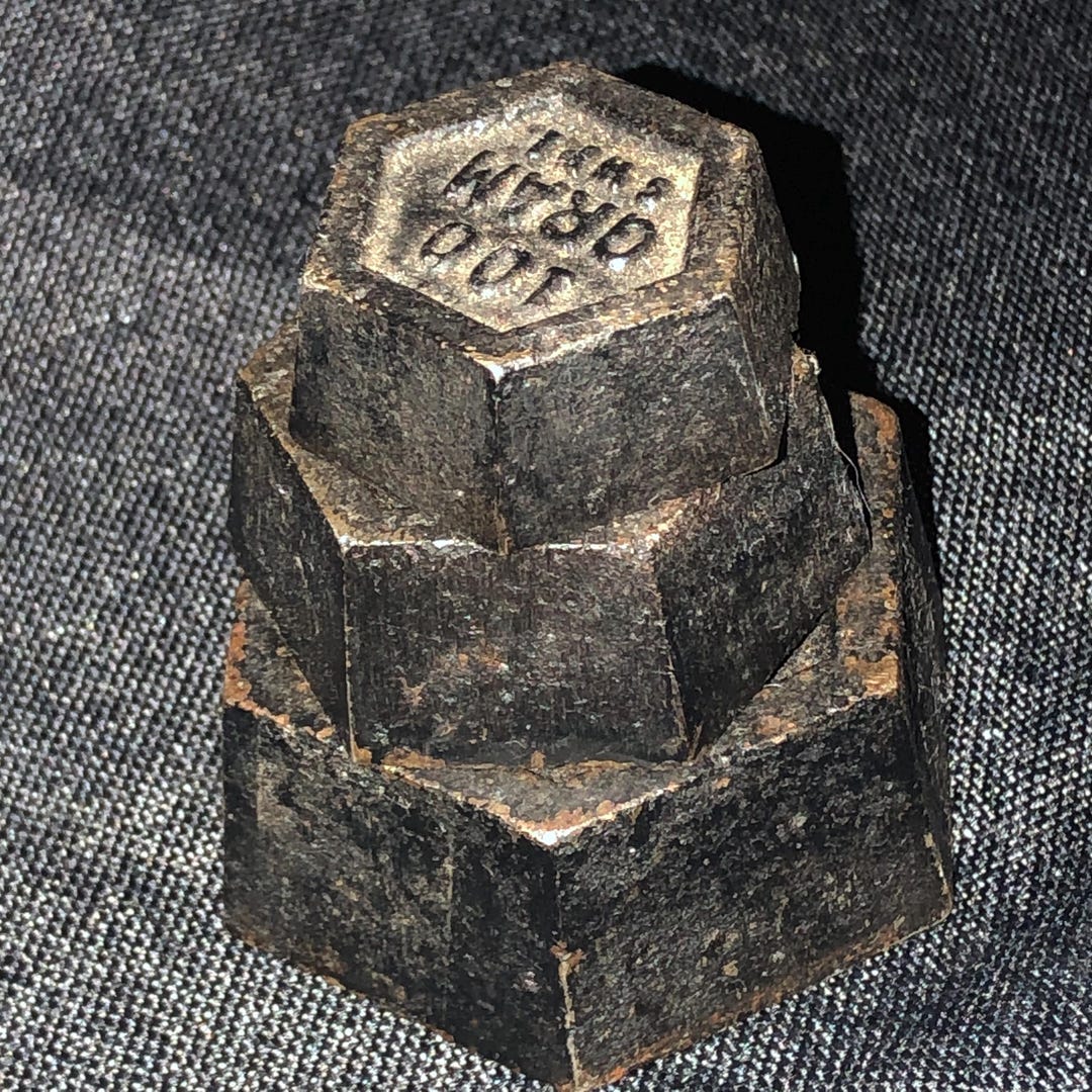 SWPI Stacked Cast Iron Weights 100g, 200g, 500g - Etsy