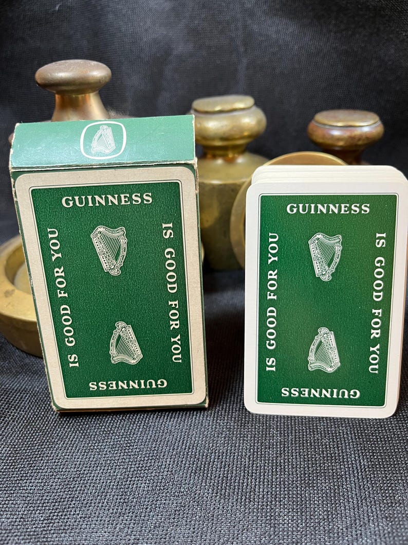 Vintage Guinness “guinness is Good for You” Playing Cards Pair Two ...