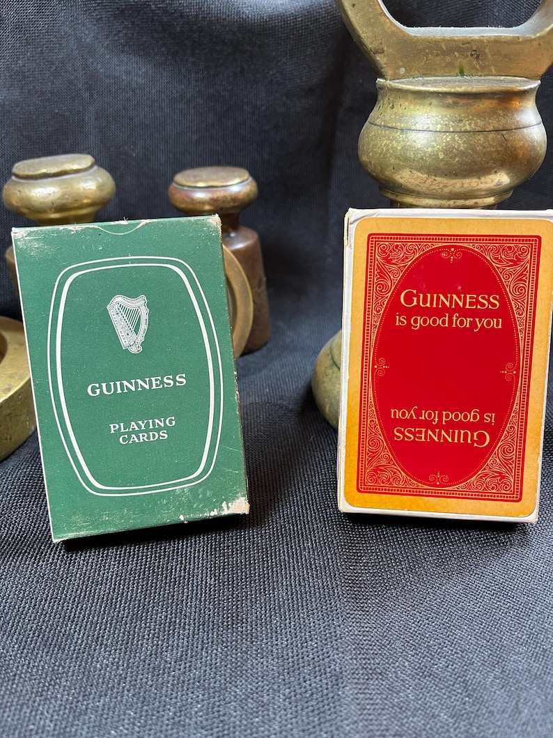 Vintage Guinness “guinness is Good for You” Playing Cards Pair Two ...