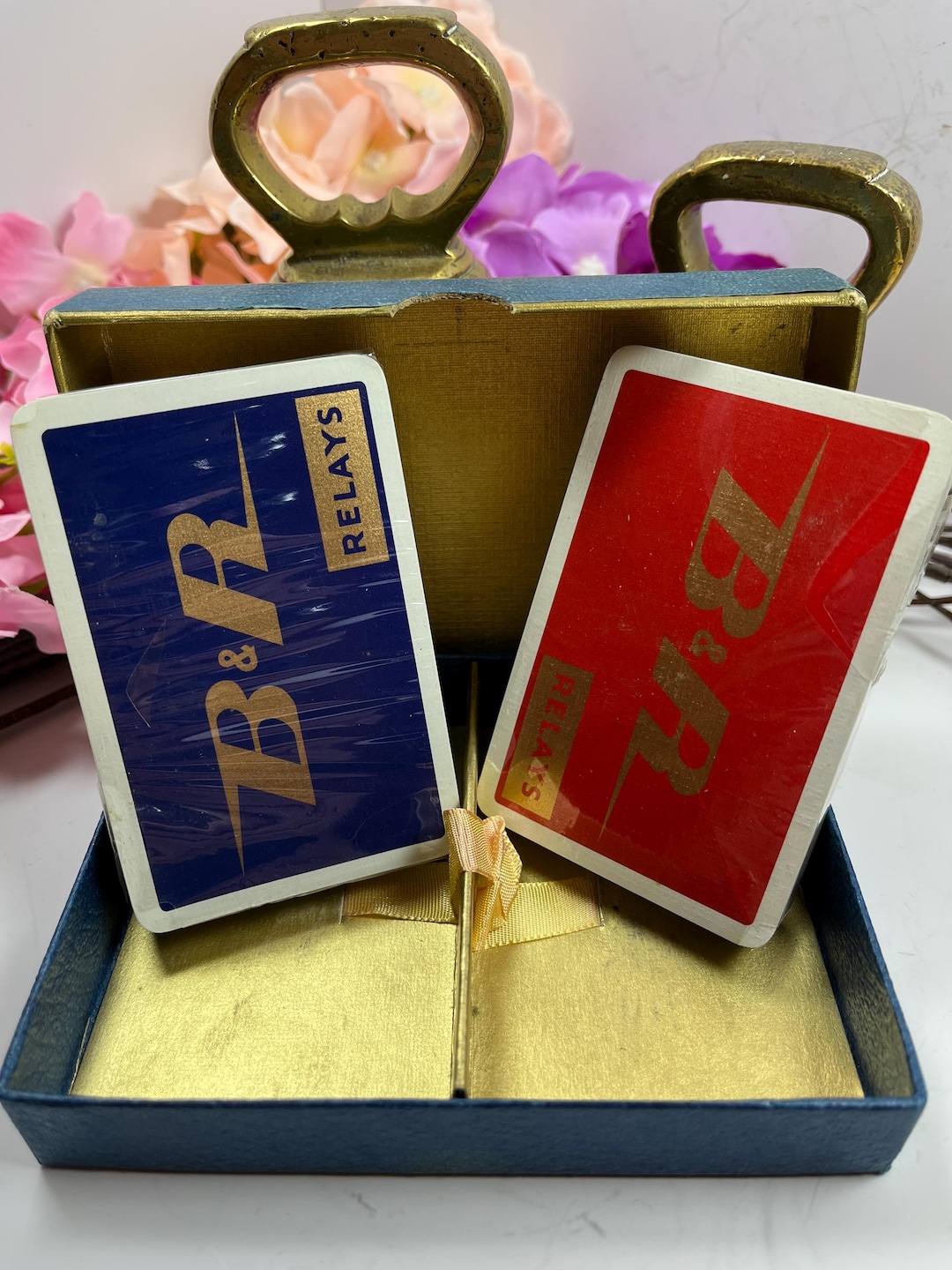 Vintage 1980s B & R Relays Double Deck Playing Cards Sealed - Etsy