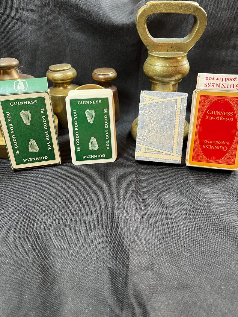Vintage Guinness “guinness is Good for You” Playing Cards Pair Two ...