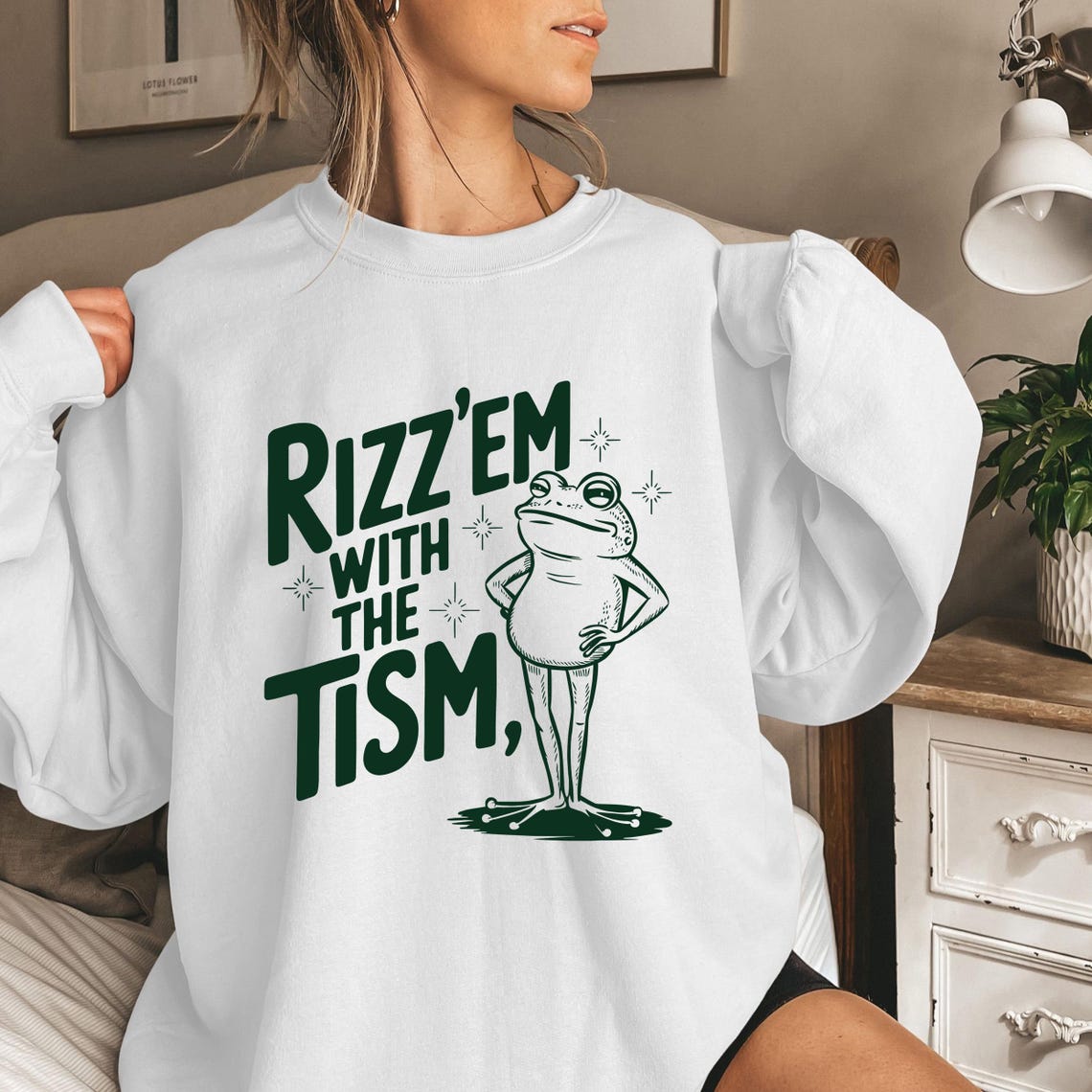 Rizz Em With the Tism Funny Png, Funny Animal Svg, Autism Awareness Psd ...