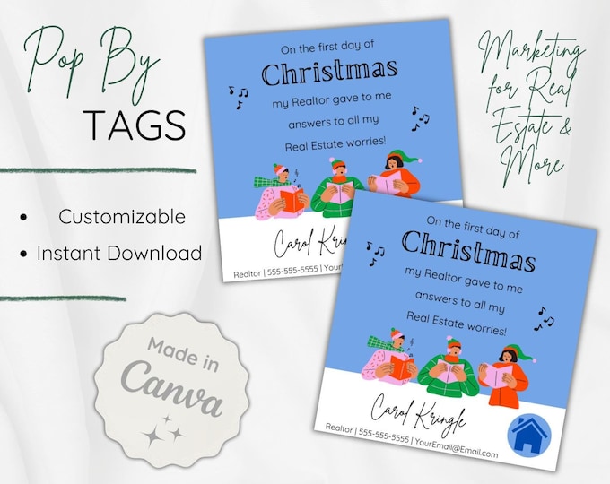 Christmas Calories Don't Count Gift Tag Christmas Pop by Holiday ...