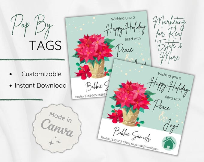 Christmas Calories Don't Count Gift Tag Christmas Pop by Holiday ...