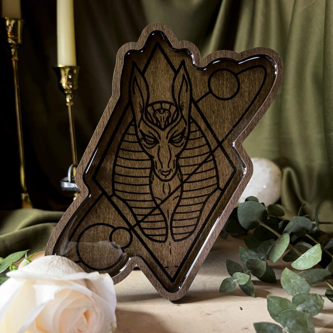 Anubis Offering Tray Egyptian Pantheon, Set, Alter Decor, Kemetic ...