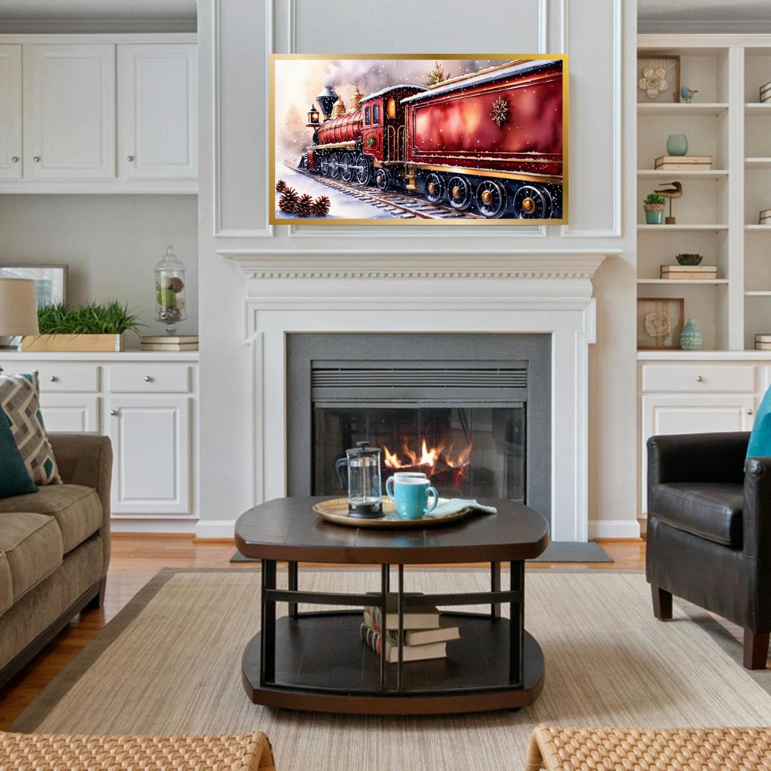 Magical Christmas Train Digital Download - Samsung Frame TV Art ...