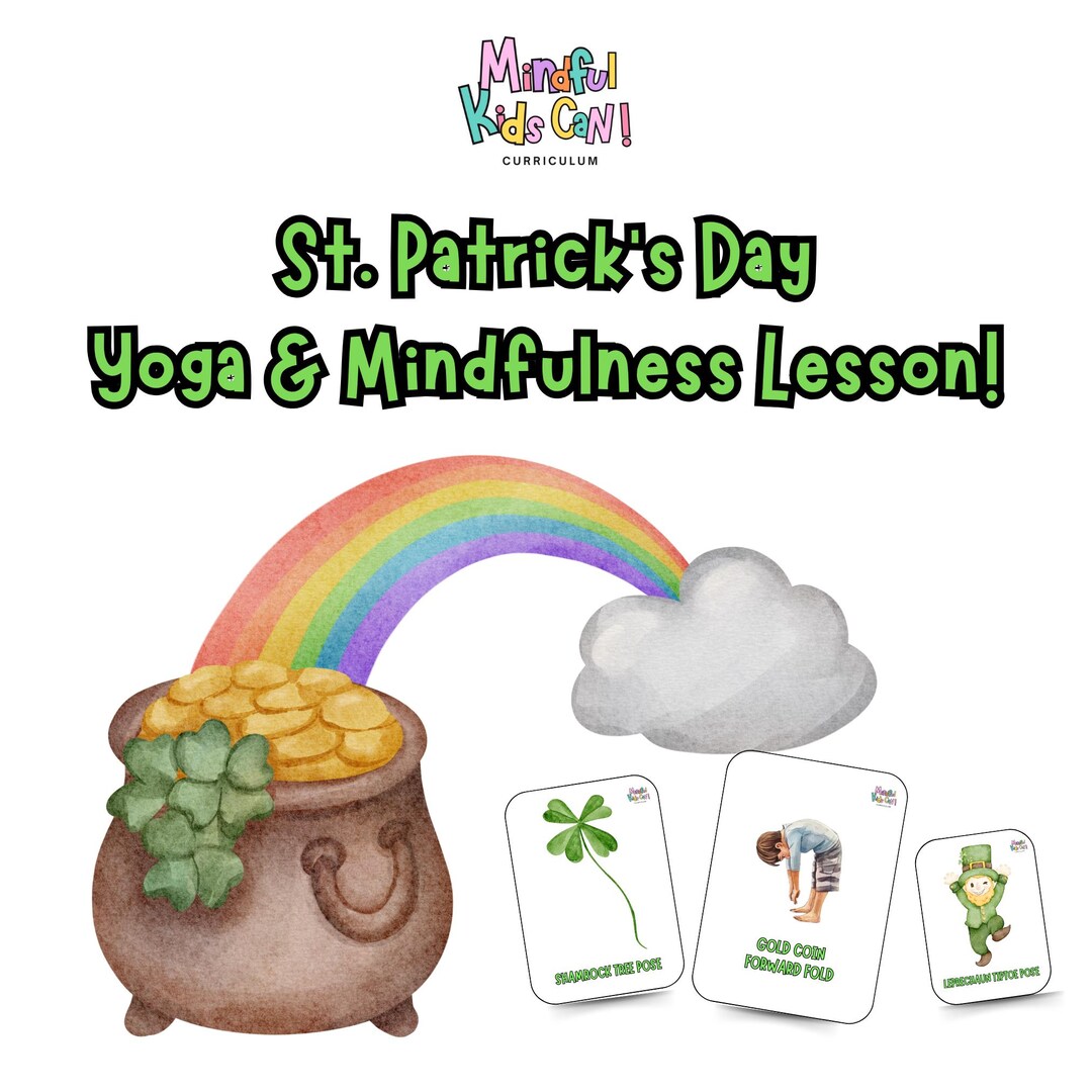 St. Patrick’s Day Yoga Lesson Plan for Kids - Etsy
