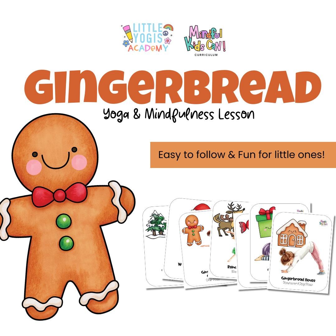 Gingerbread Kids Yoga Lesson Plan - Etsy