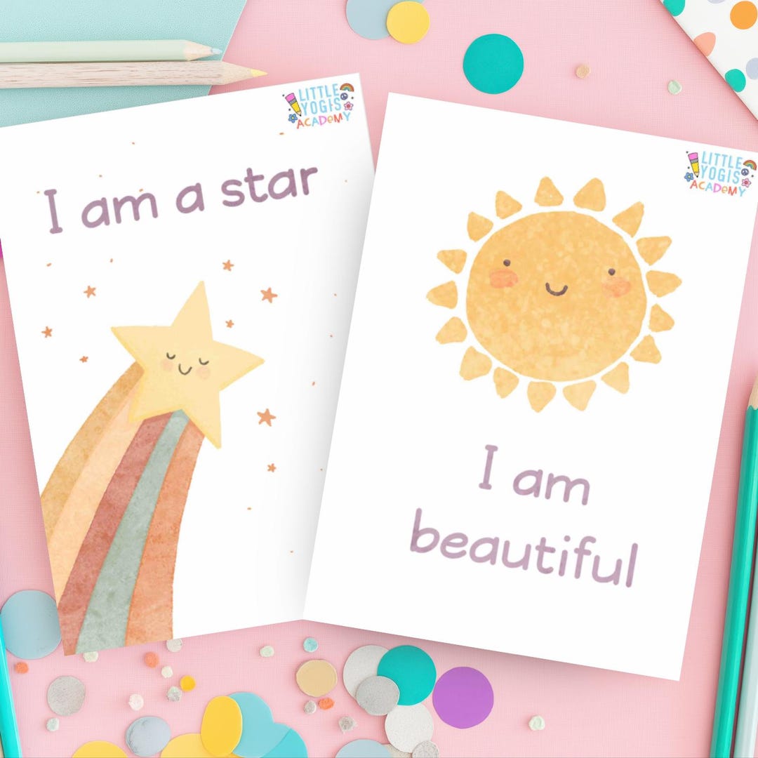 Early Years Affirmation Cards - Etsy