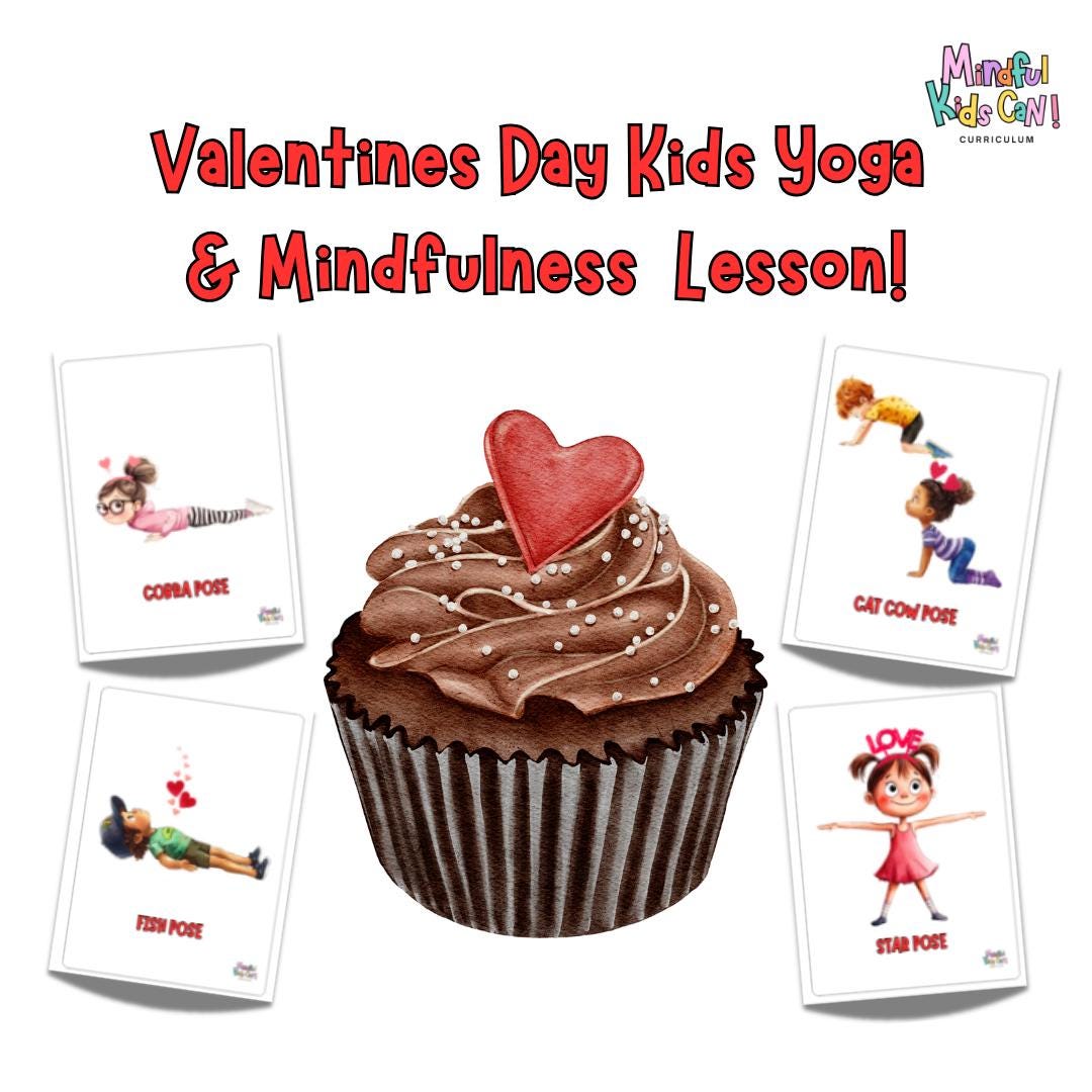 Valentine’s Day Yoga Lesson Plan for Kids - Etsy