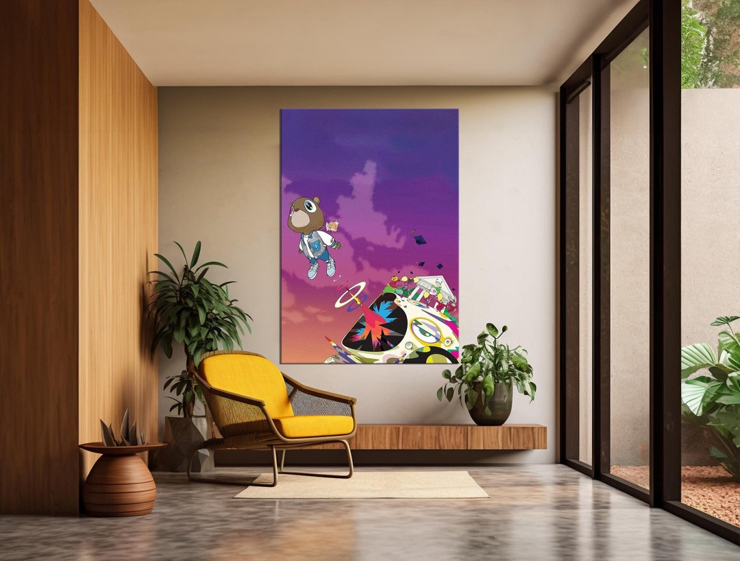 Graduation Album Cover Canvas,rapper Graduation Album Print, Album ...