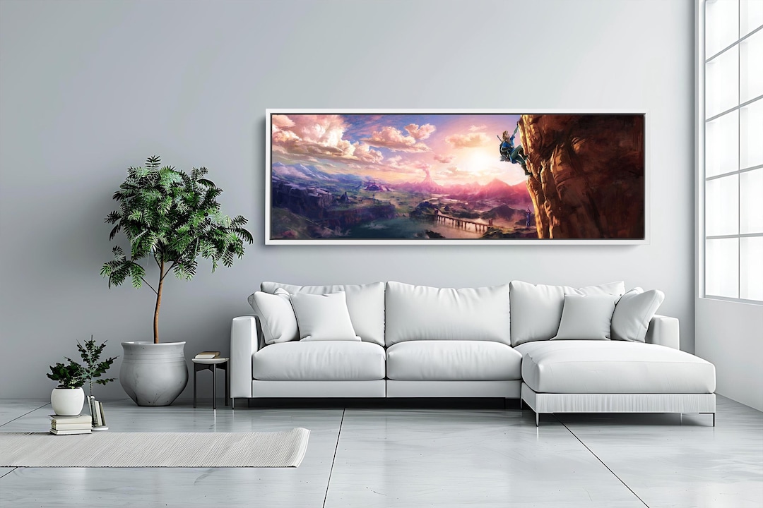 The Legend of Zelda Canvas Wall Art- Zelda Video Game Canvas Print ...