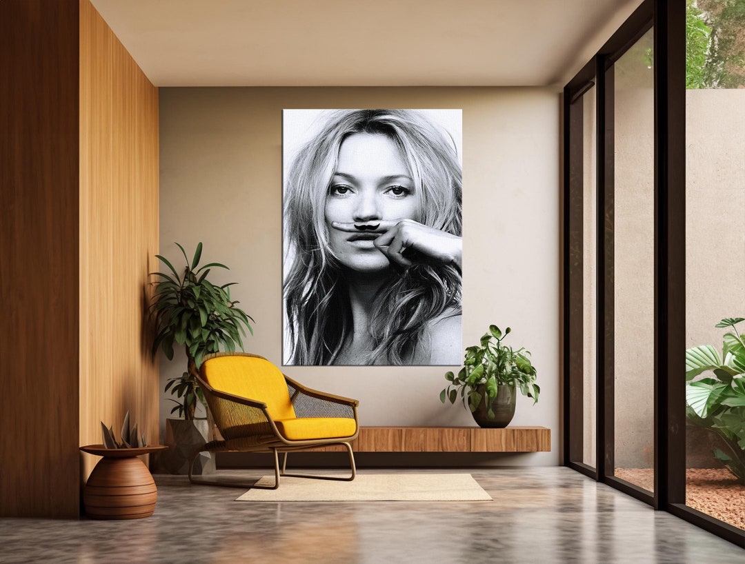 Kate Moss Print, Kate Moss Poster, Fashion Print, Life is Joke Print ...