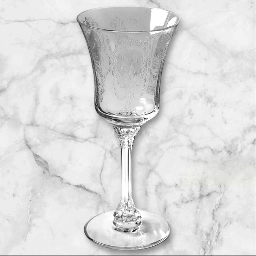 Heisey Minuet Claret Wine Glass: Discontinued Elegant Glassware - Etsy
