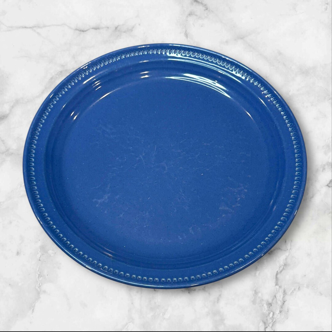 Dansk Craft Colors Blue Salad Appetizer Plates 8” Set of 3 Excellent ...