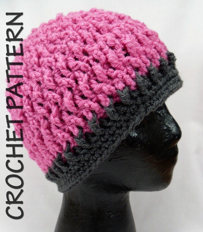 CROCHET HAT PATTERN - Twisted Beanie - Etsy