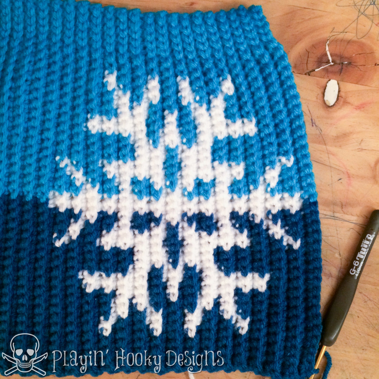 CROCHET GRAPH - Snowflake Color Grid for Crochet or Knit Beanies - Etsy