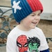 CROCHET GRAPH - Texas Flag Color Grid for Crochet or Knit Beanies - Etsy