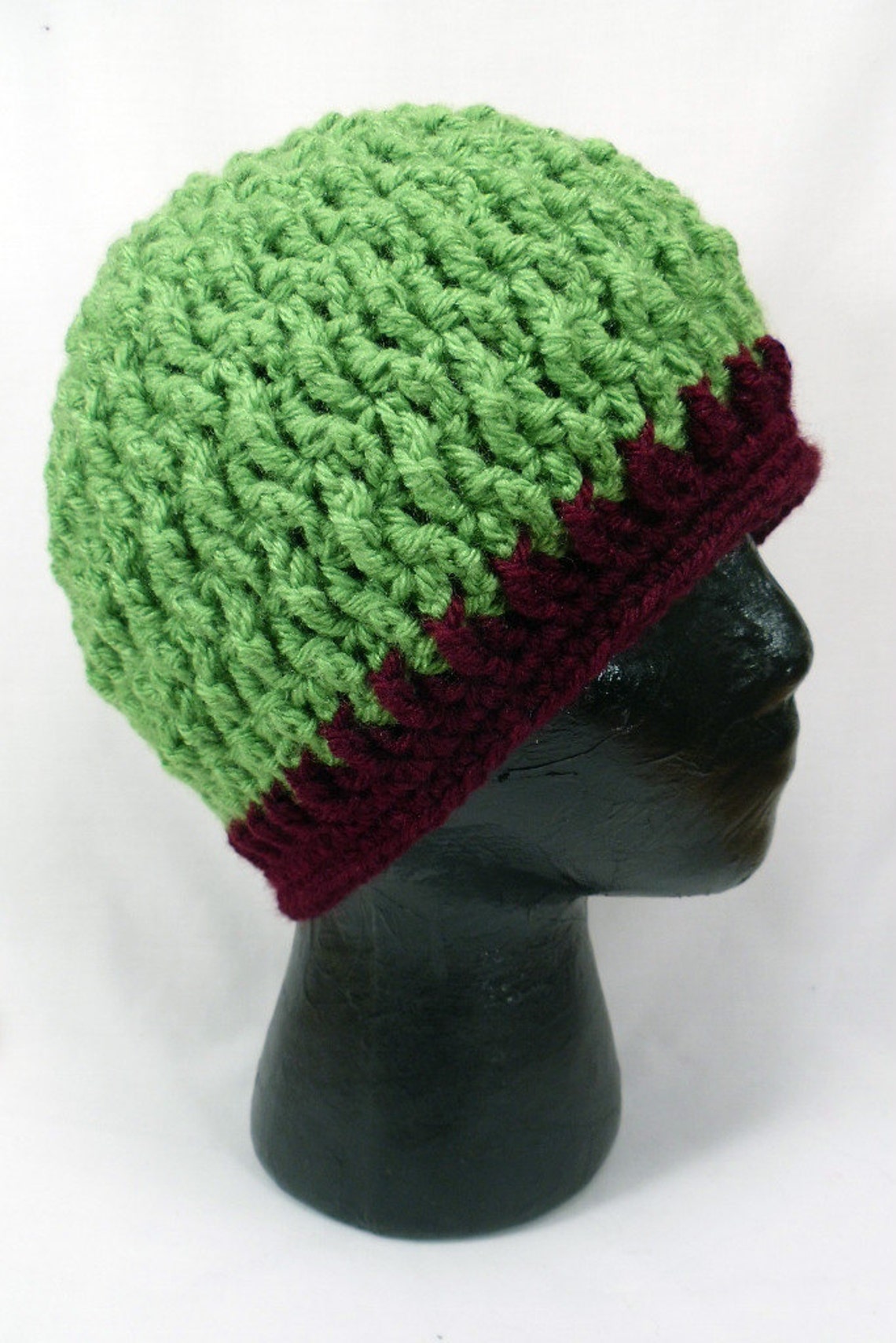 CROCHET HAT PATTERN - Twisted Beanie - Etsy