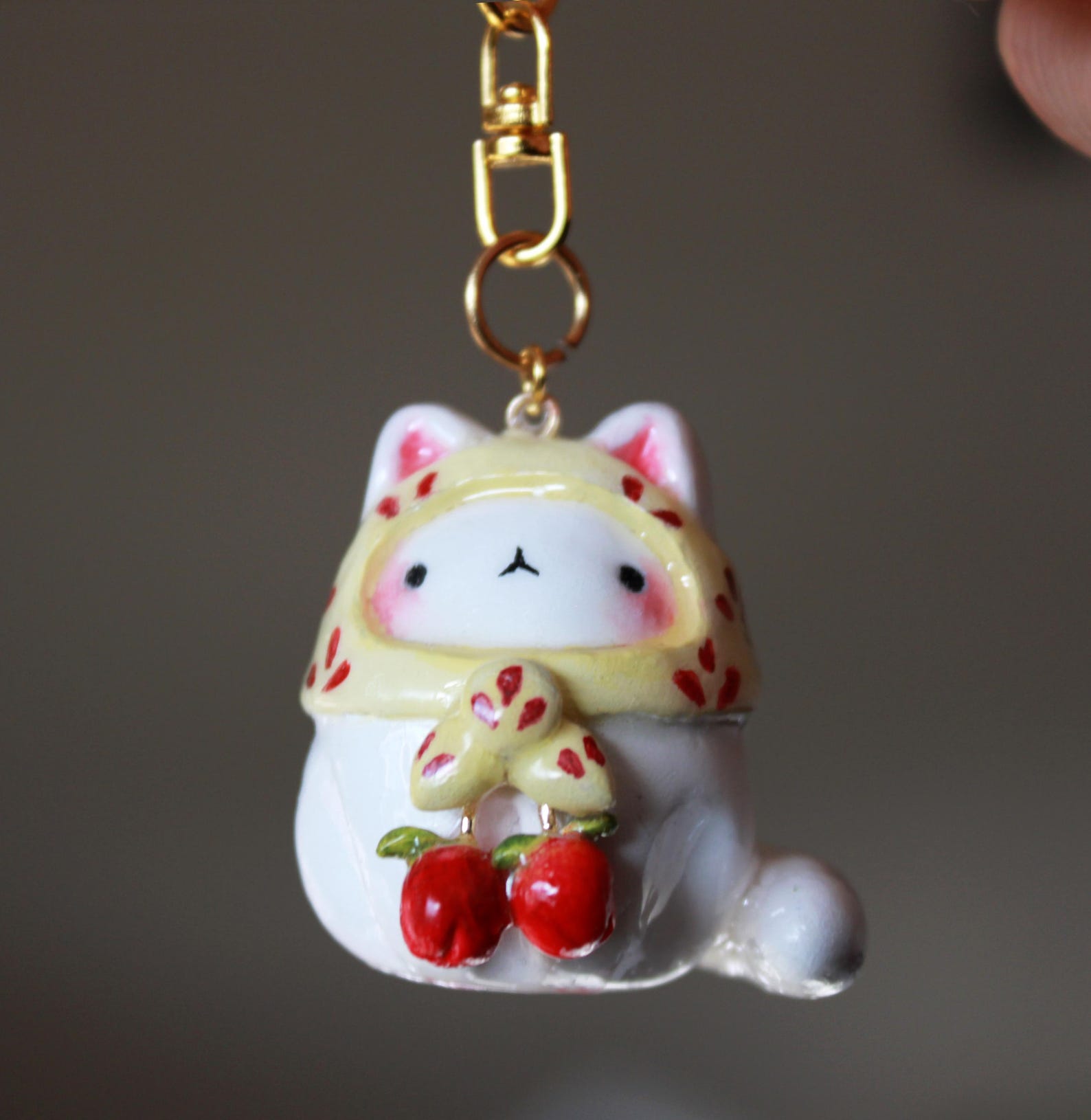 Handmade Babushka Cats strawberry, Apple, Mandarin - Etsy