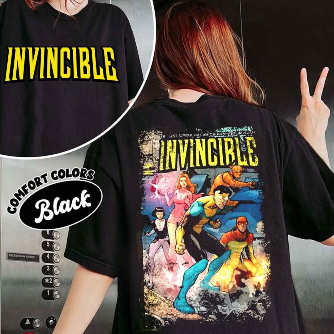 Two Side Invincible TV Show Shirt, Mark Grayson Sweatshirt, Comic Book ...