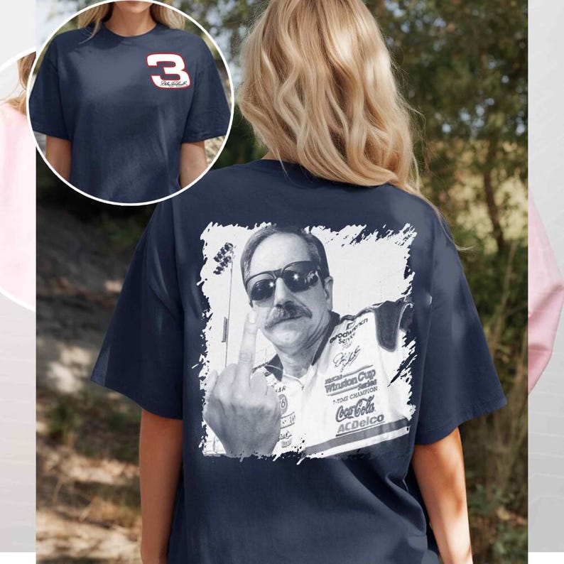 Two Side Dale Earnhardt Middle Finger Shirt, Racing Fan Sweatshirt ...