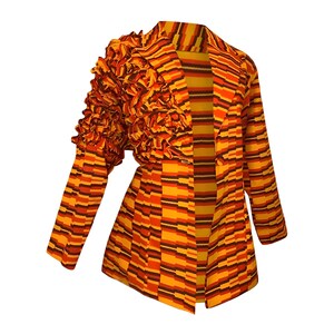 African Suit Blazer, Kente Suit Jacket, African Fashion, African ...