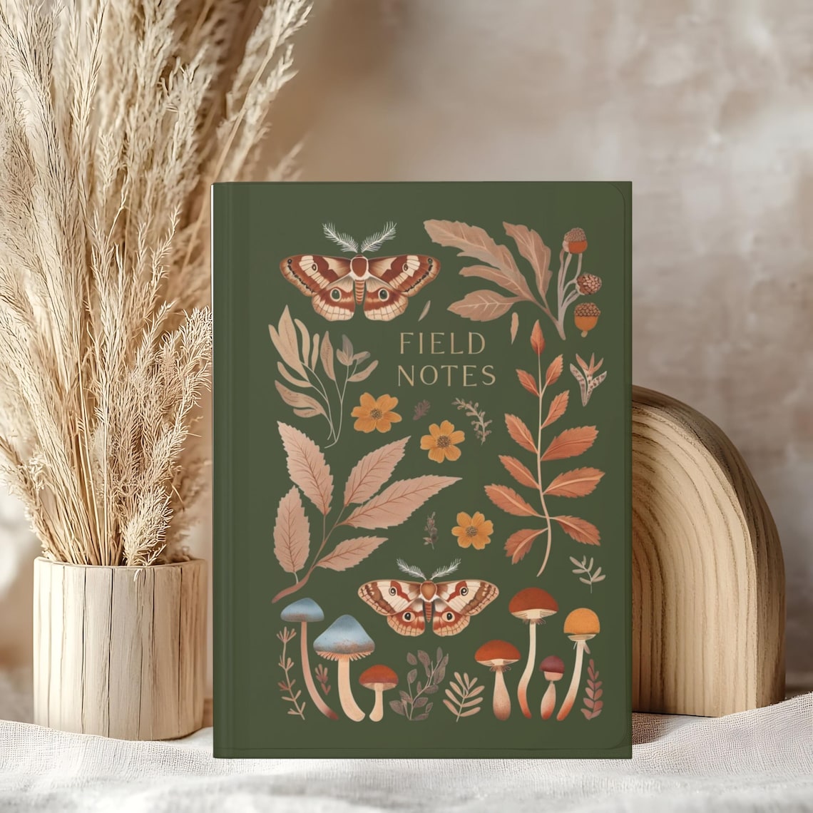 Field Notes Forest Moths & Mushrooms Journal | Cottage Core Botanical ...