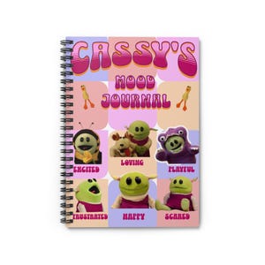 Personalized Nanalan Mood Journal, Retro Custom Notebook, Trendy Pop ...