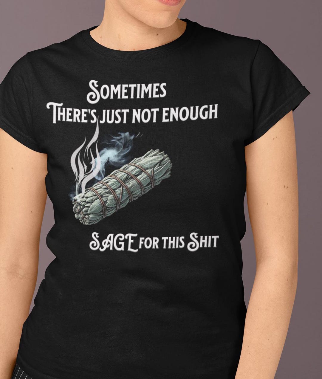Funny Smudging Shirt, Witchy Vibes Tee, Unisex Softstyle T-shirt, Not ...