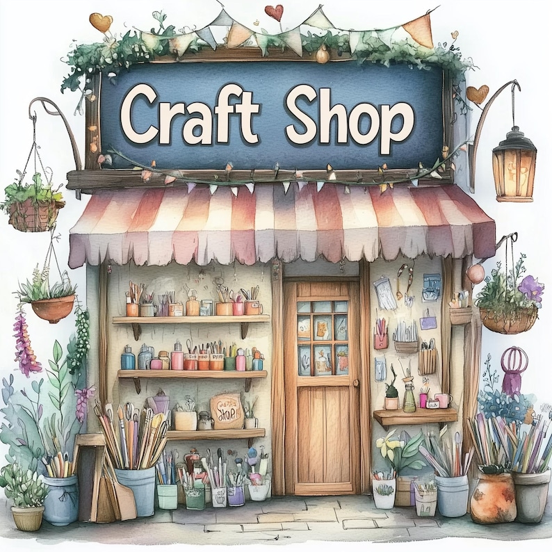 Craft Shop High Resolution Jpgs for Junk Journaling, Scrapbooking, Card ...