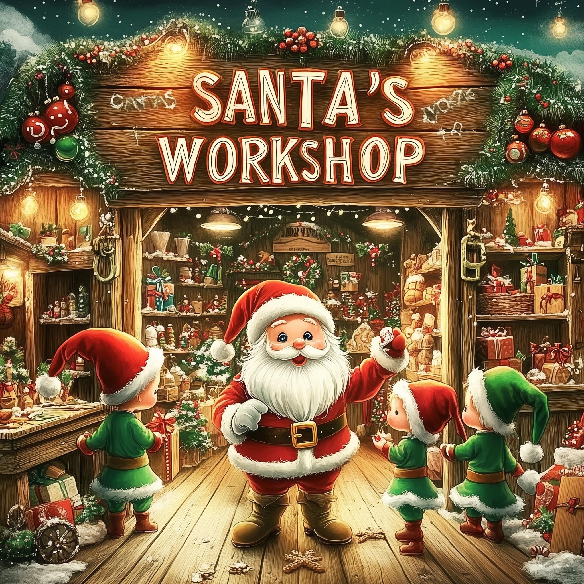 Santas Workshop High Resolution Jpgs for Junk Journaling, Scrapbooking ...