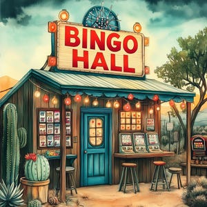 10 Bingo Hall High Resolution Jpgs for Junk Journaling, Scrapbooking ...