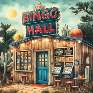 10 Bingo Hall High Resolution Jpgs for Junk Journaling, Scrapbooking ...