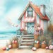 Beach Shack Jpgs, Nautical Scrapbooking, Card Making (digital Download ...