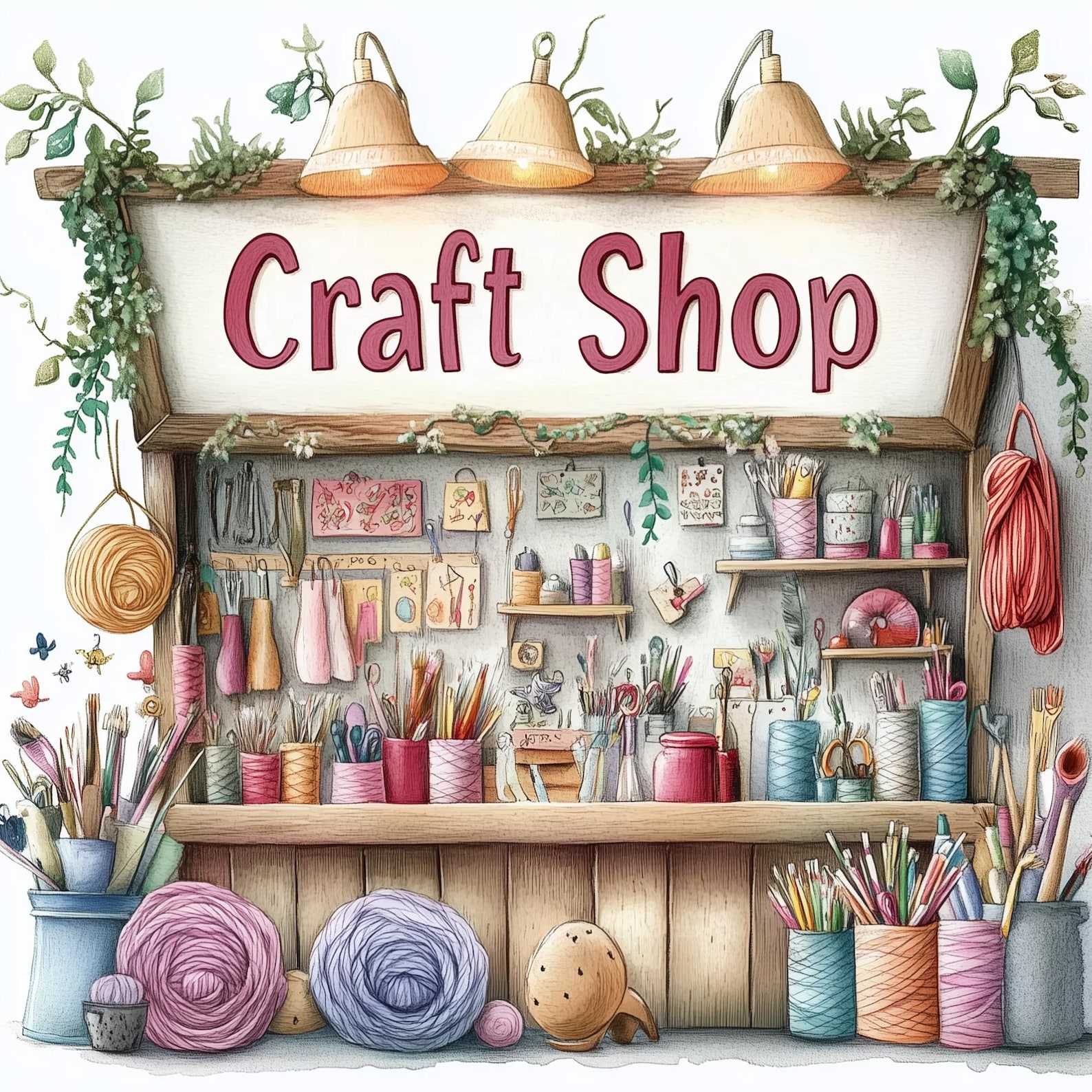 Craft Shop High Resolution Jpgs for Junk Journaling, Scrapbooking, Card ...