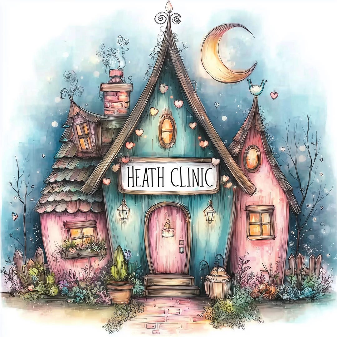 Health Clinic High Resolution Jpgs for Junk Journaling, Scrapbooking ...