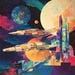 Space Clipart Bundle, Planets, Rockets, Junk Journaling (digital ...