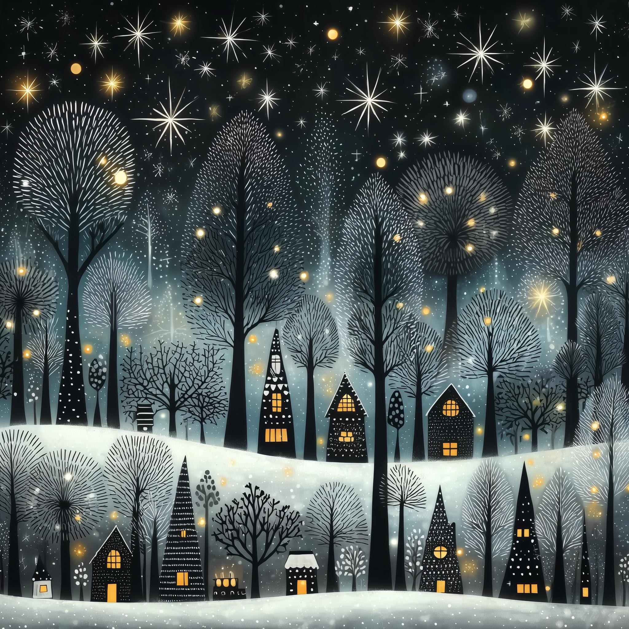 Christmas Wonderland Winter JPG Set for Junk Journaling (digital ...