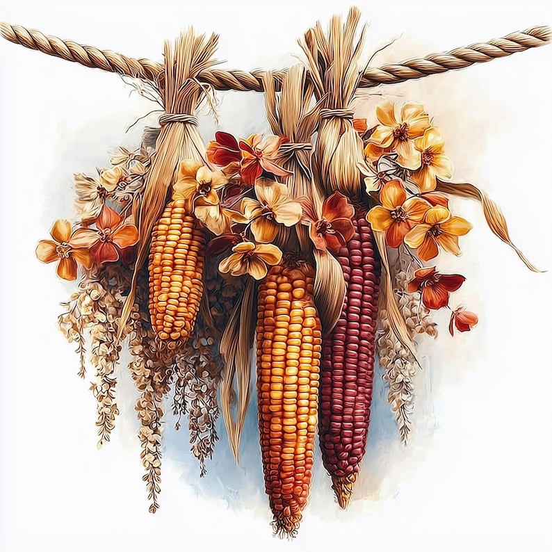Fall Corn Stalks, Autumn Images (digital Download) - Etsy