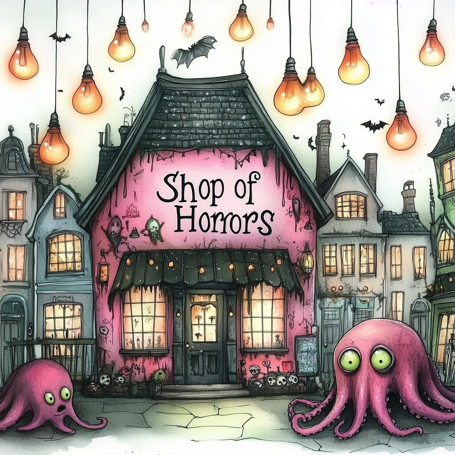 Horror Shop Printable Images, Junk Journaling, Scrapbooking (digital ...