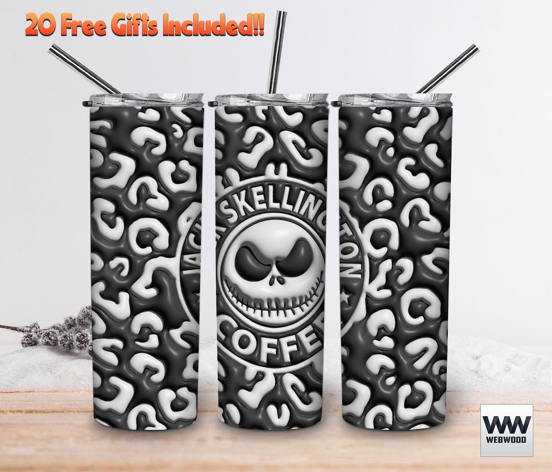 3D Inflatable Puff Halloween Cartoon Characters 20 Oz Skinny - Etsy