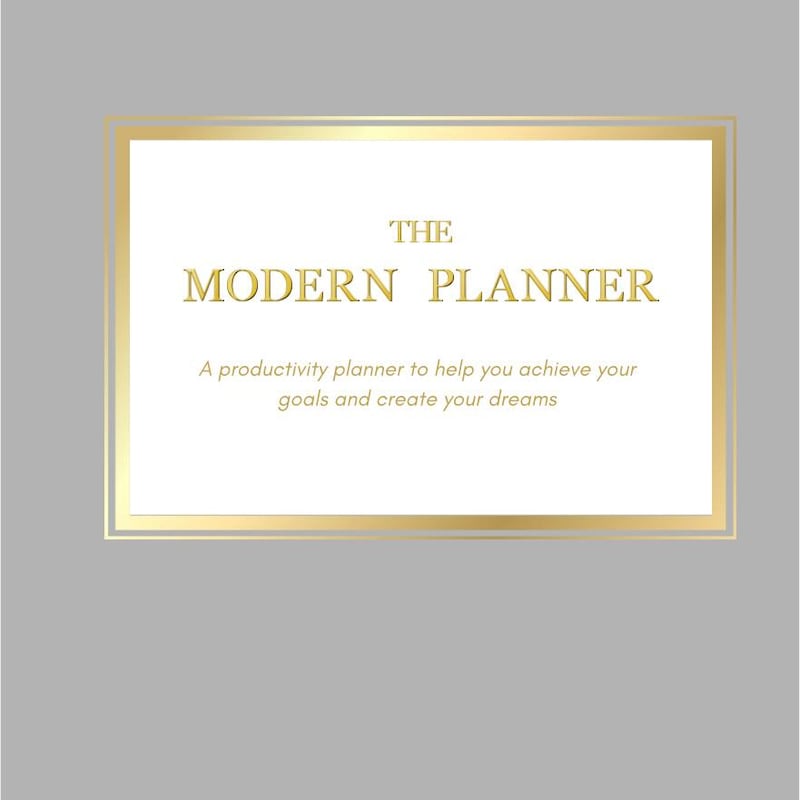 Modern Planner - Etsy