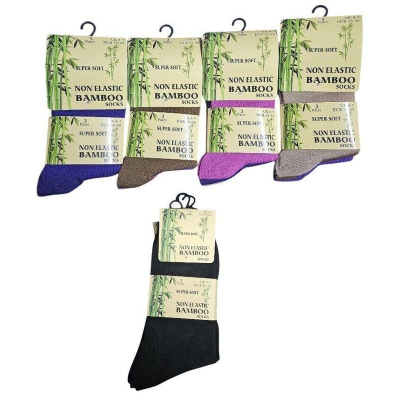 Womens Bamboo Diabetic Socks - Etsy UK