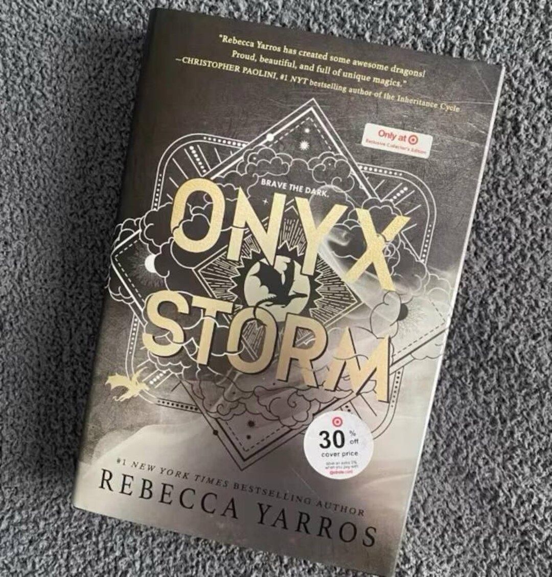 Onyx Storm Target Exclusive Edition by Rebecca Yarros Hardcover BRAND ...