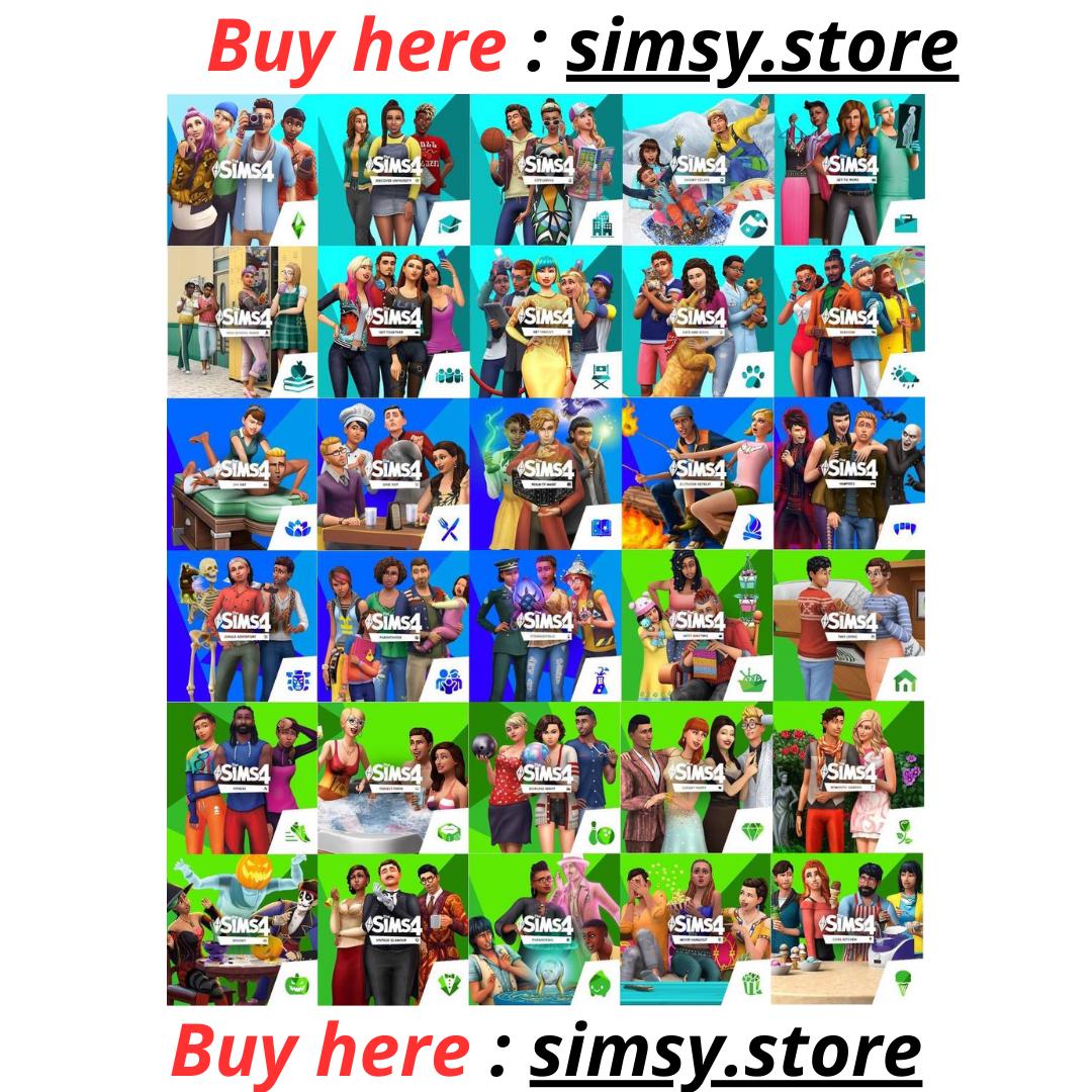 Sims 4 Ultimate Game Collection Expansion Packs, Mods, Custom Content ...