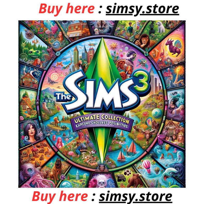 The Sims 3 Complete Collection All Dlc PC Download Expansion Packs ...