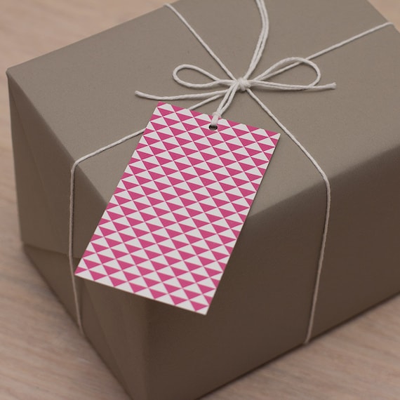 Triangular Gift Tags | Etsy